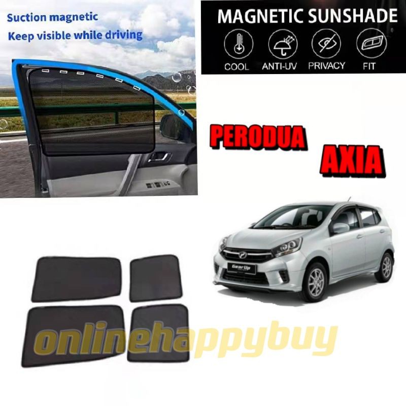 PERODUA AXIA OEM MAGNETIC SUNSHADE | Shopee Malaysia