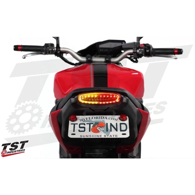 ORIGINAL TST Industries LED Integrated Tail Light for 2014-2016 Yamaha ...