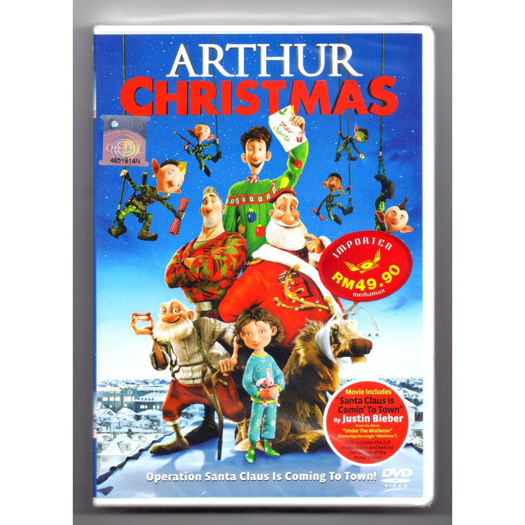 ARTHUR CHRISTMAS (DVD Original) | Shopee Malaysia