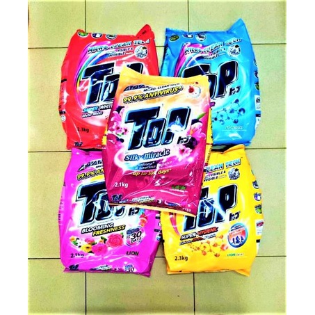 Top Detergent Powder Super Hygienic Anti Virus 2.3KG/2.1KG | Shopee ...