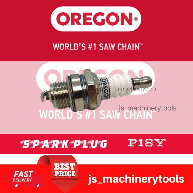 Oregon spark plug P18Y Original for brush cutter /chain saw /engine ...