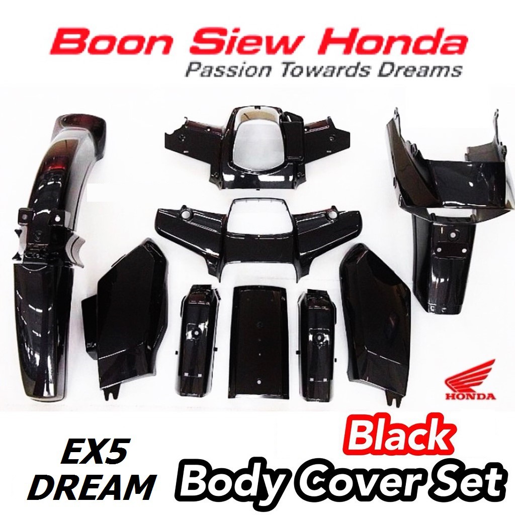 ORIGINAL BSH HONDA EX5 DREAM COVER BODY SET ORI BOON SIEW BLUE BLACK ...