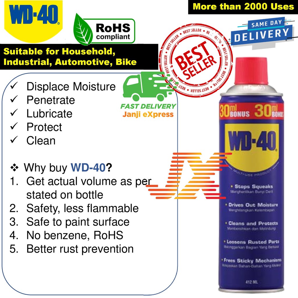 WD-40 Multi Use Product Anti Rust Multi Purpose Lubricant Spray 412ml WD40 12oz 100ml 191ml ...