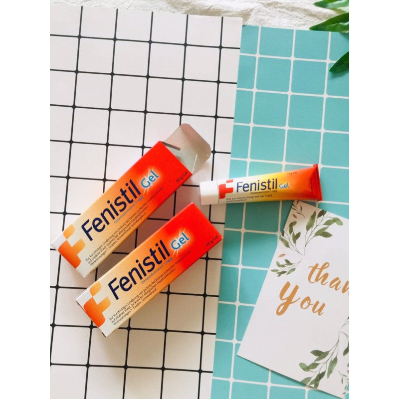 Fenistil Gel for Burns, Mosquito Bites, Insect Bites, Sunburns (30g ...