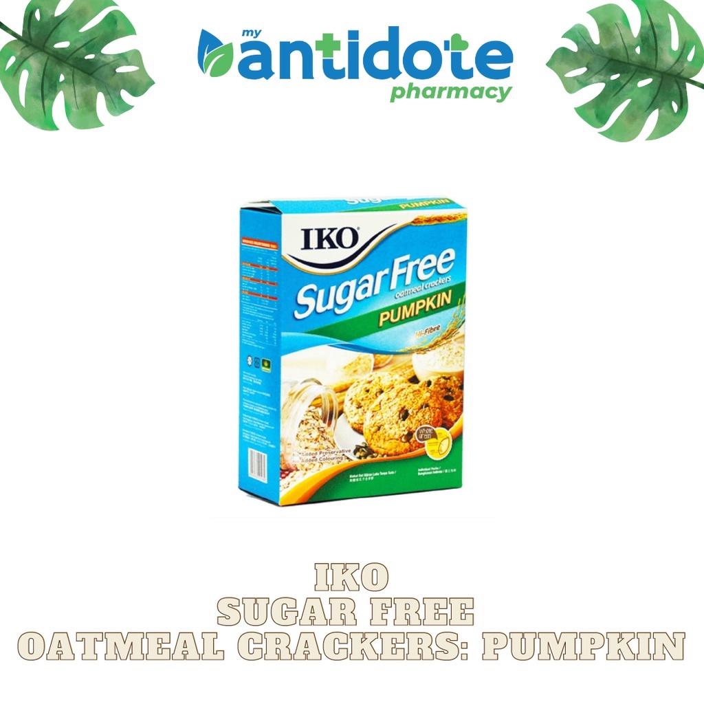 IKO SUGAR FREE OATMEAL CRACKERS: PUMPKIN (EXP 07/2025) | Shopee Malaysia