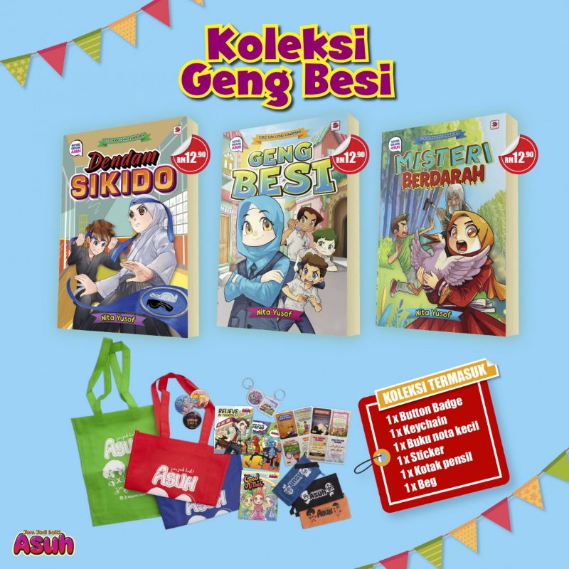 Koleksi Novel Geng Besi-ASUH [Galeri Ilmu] | Shopee Malaysia