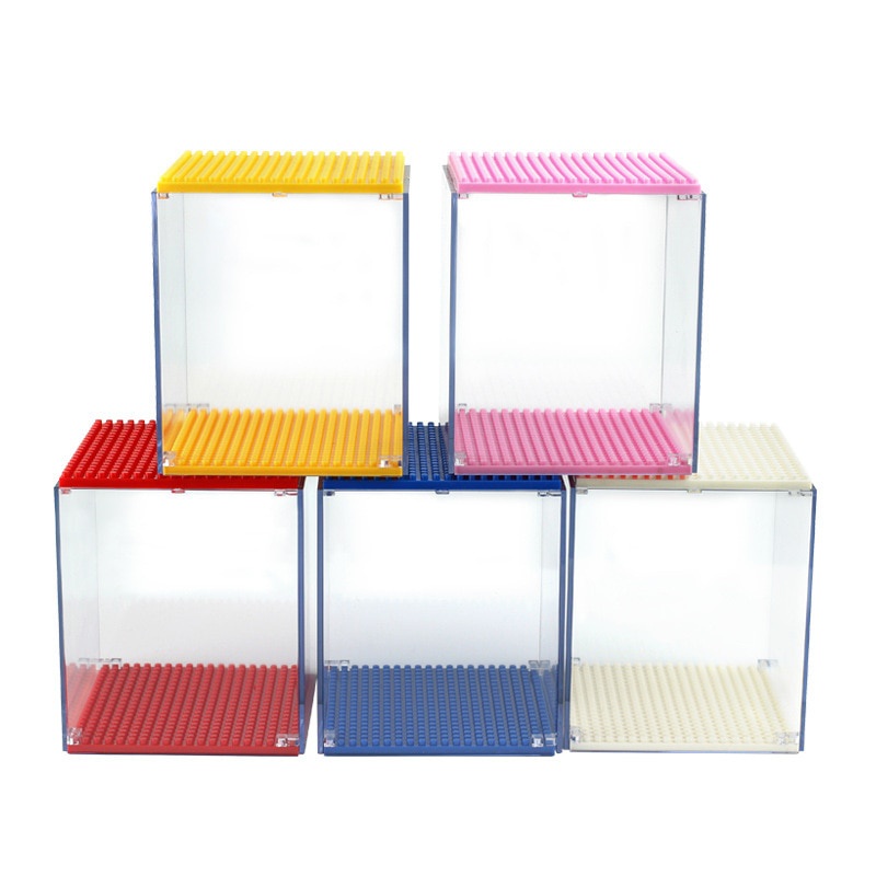 Boyu Mini Blocks Display Case for Auction Figures Acrylic Dust Cover ...