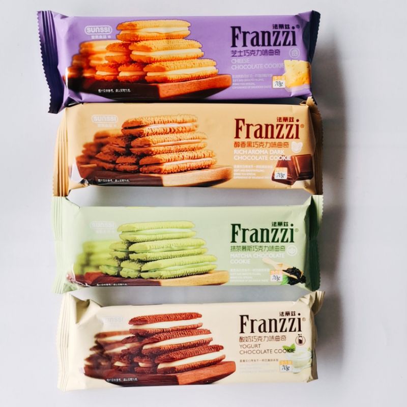 ( READY STOCK ) Sunssi Franzzi Chocolate Cookie 70g | Shopee Malaysia