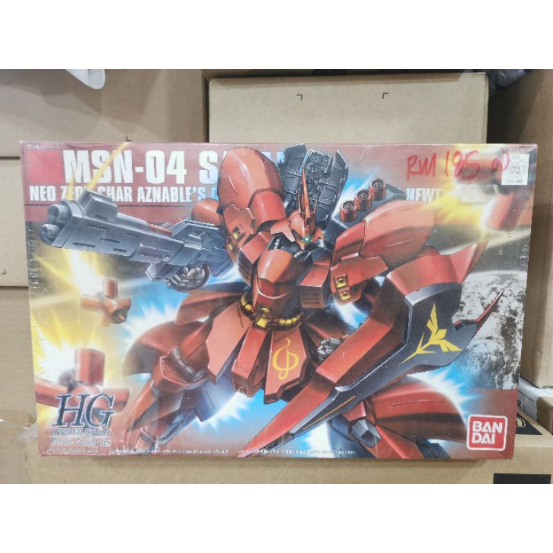 Gundam MSN-04 SAZABI Metallic Coating Version HGUC 1/144 Scale | Shopee ...