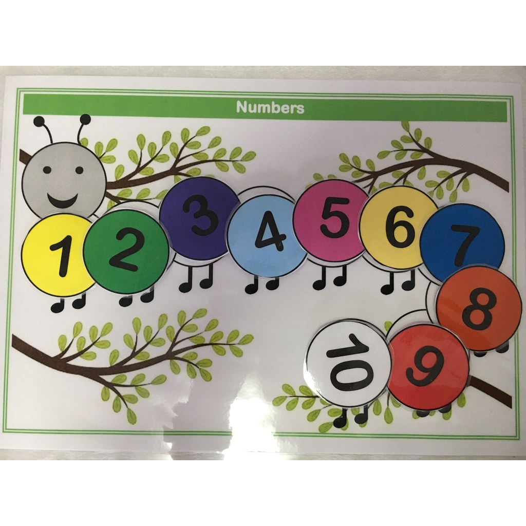 Busy binder / numbers 1 to 10 / DIY readymade / montessori | Shopee ...