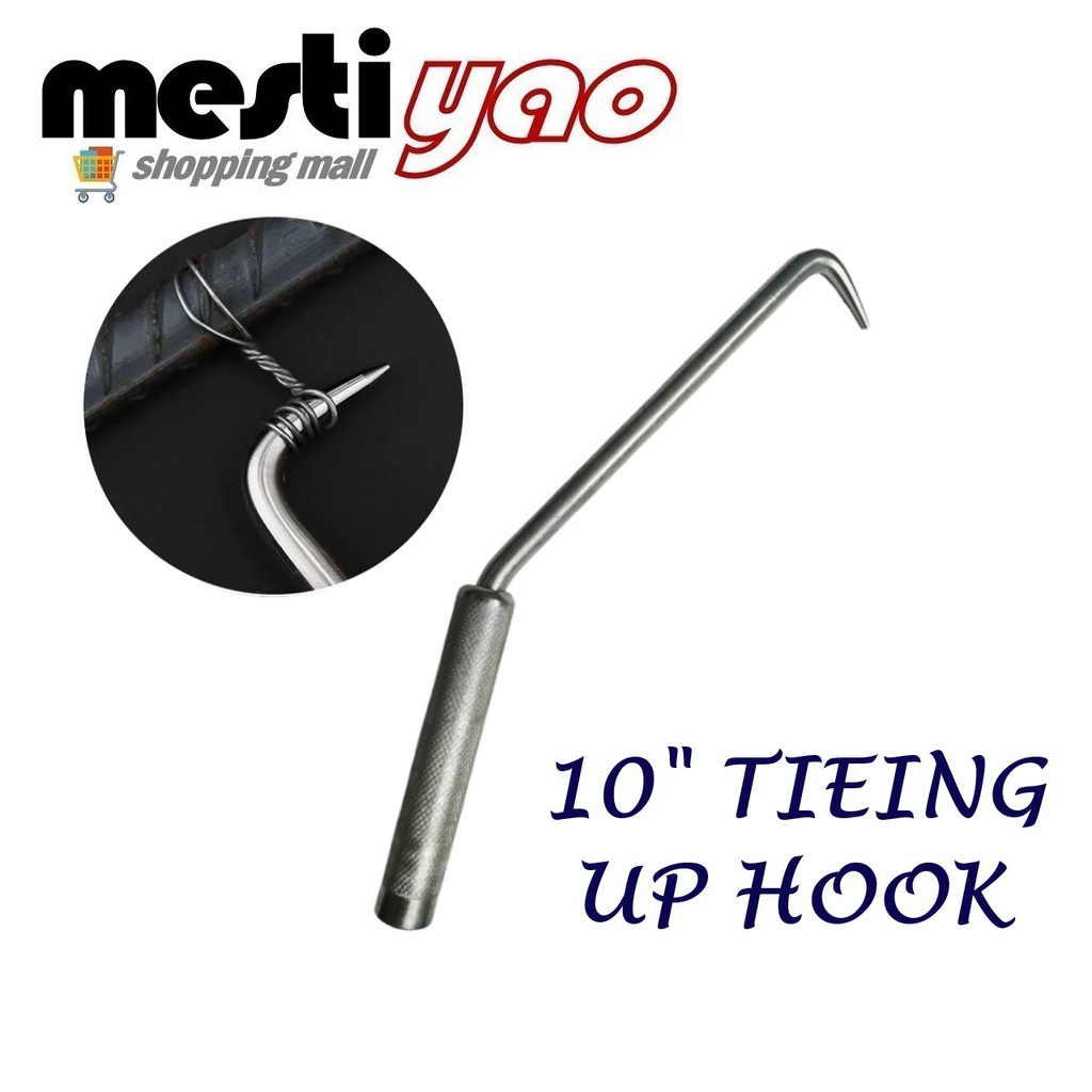 10” Reinforcing Bar Tieing-Up Hook/Rebar Wire Tie Tool/Cangkuk Ikat ...