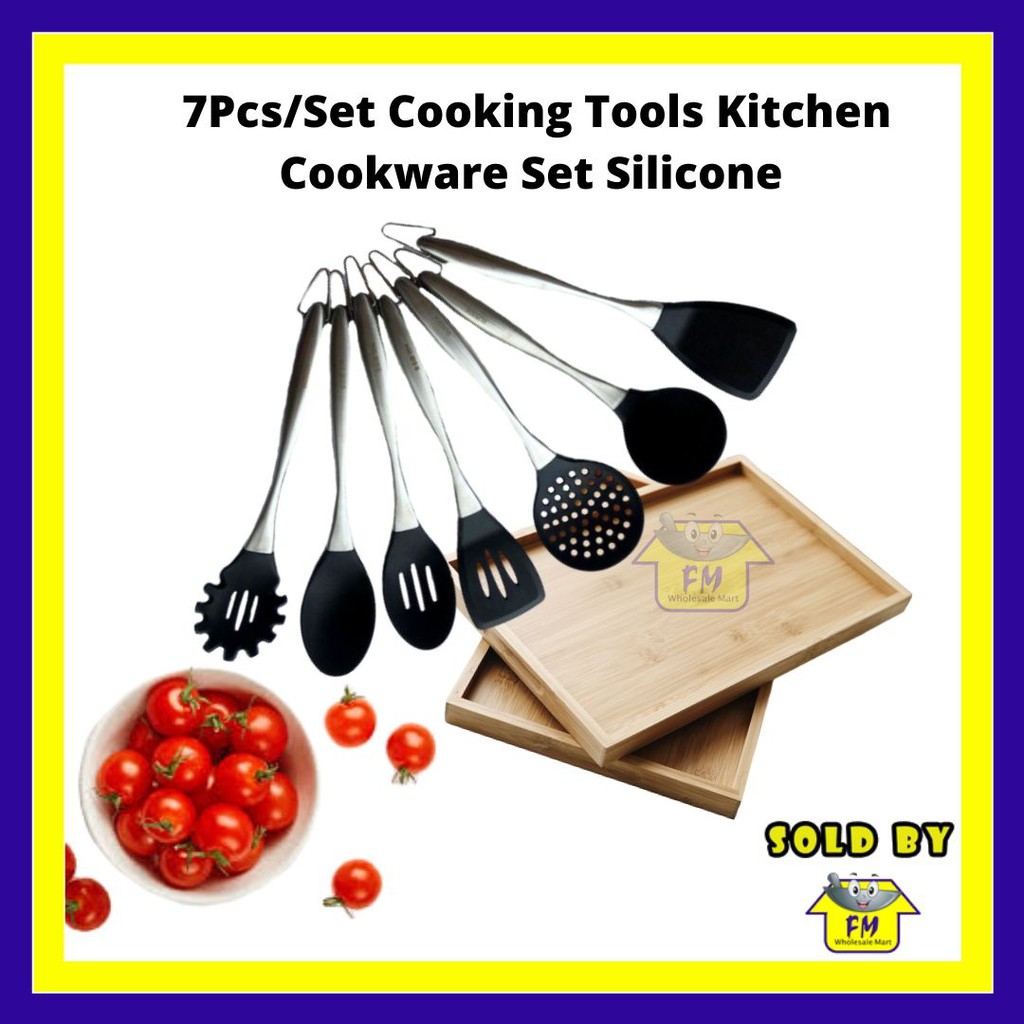 High Quality Cooking Tools Kitchen Cookware Set Silicone Utensils