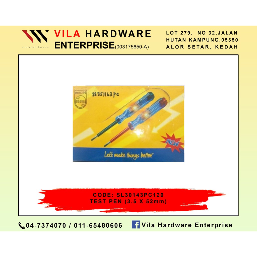 TEST PEN (3.5 X 52MM) | Shopee Malaysia