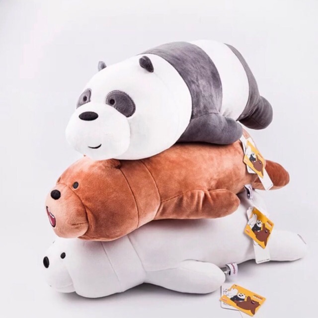 LIMITED READY STOCK OFFICIAL Miniso We Bare Bears Plushie Soft Toy ...