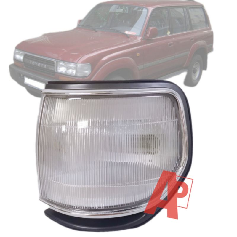 Toyota Land Cruiser 80 Series BJ80 HJ80 Chrome Big Corner Signal Lamp Light 1990 - 1994 New Left ...