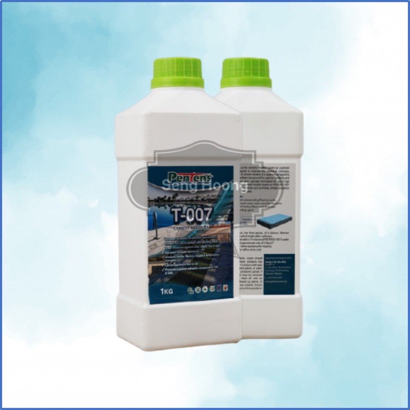 1Kg Pentens T-007 Cement Modifier 防水底层涂料 WP Primer Waterproofing ...