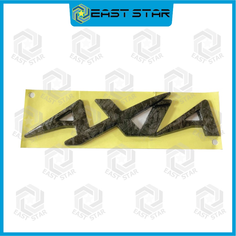 Original Perodua Axia 2023 Logo Emblem Matte Black Carbon Fibre Chrome ...