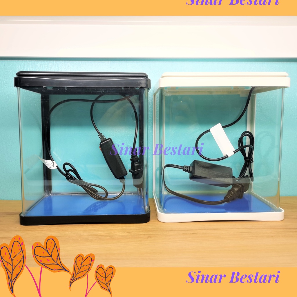Akuarium BT180 With Led Betta Set Aquarium Guppy tetra neon satay sobo ...
