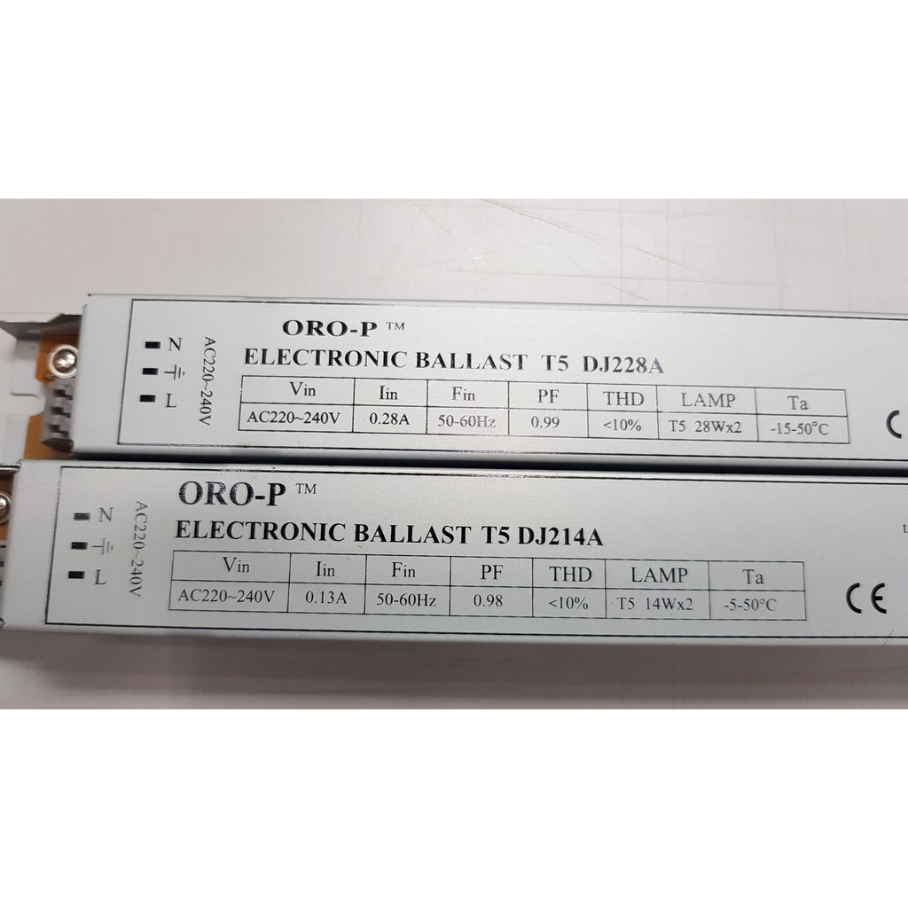 220V-240V 2 x 14W - 28W Electronic Ballast T5 Electronic Ballasts For ...