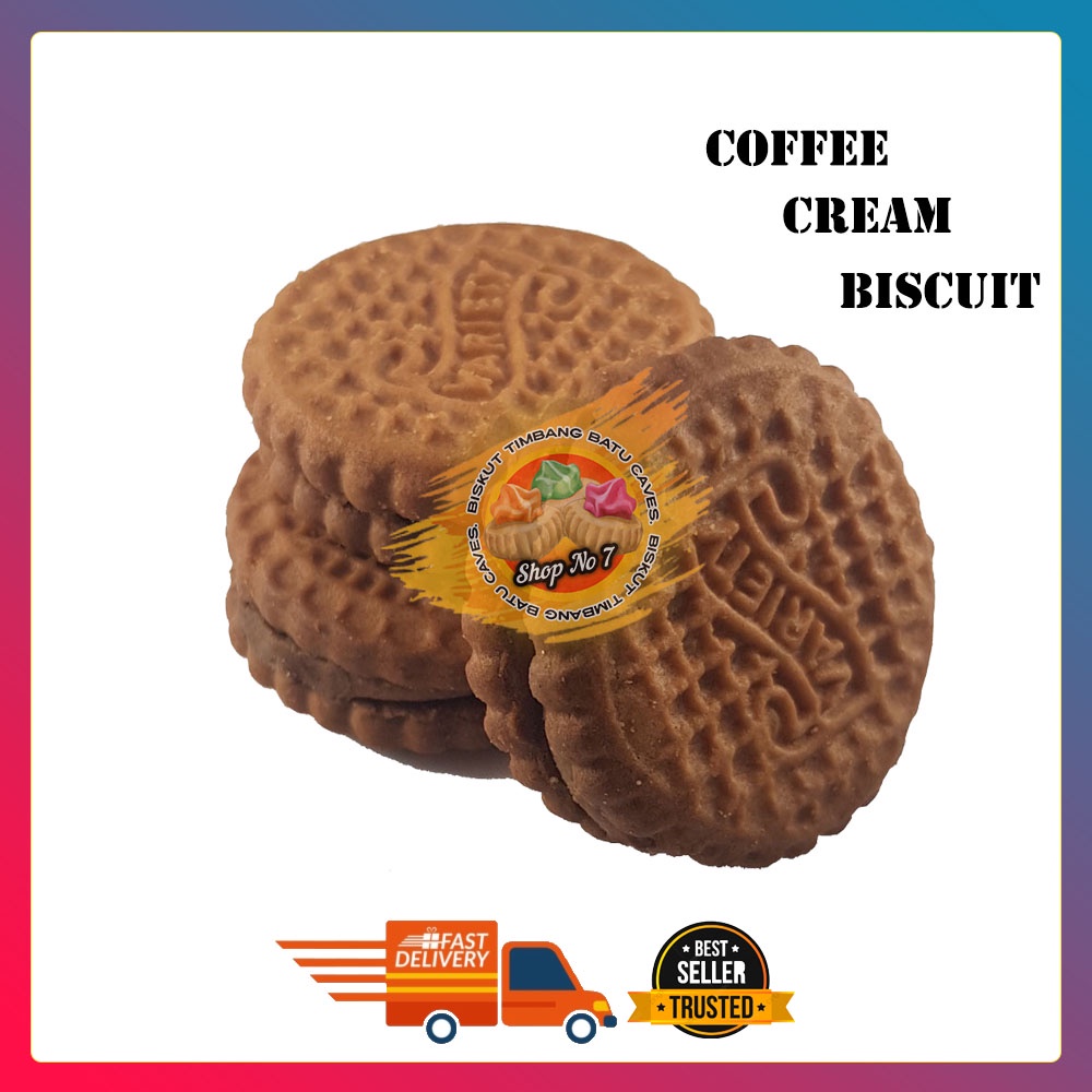 (BISKUT TIMBANG MURAH) COFFEE CREAM BISCUIT / BISKUT KRIM KOPI 300G ...