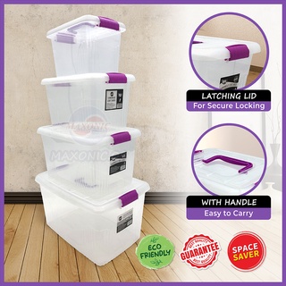 MAXONIC 27L COMBO SET 4 IN 1 MULTIPURPOSE STORAGE BOX | PLASTIC ...