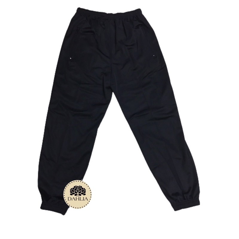 Tracksuit Extra Big Plain Black/Track Hitam Sekolah/ Seluar Sukan ...