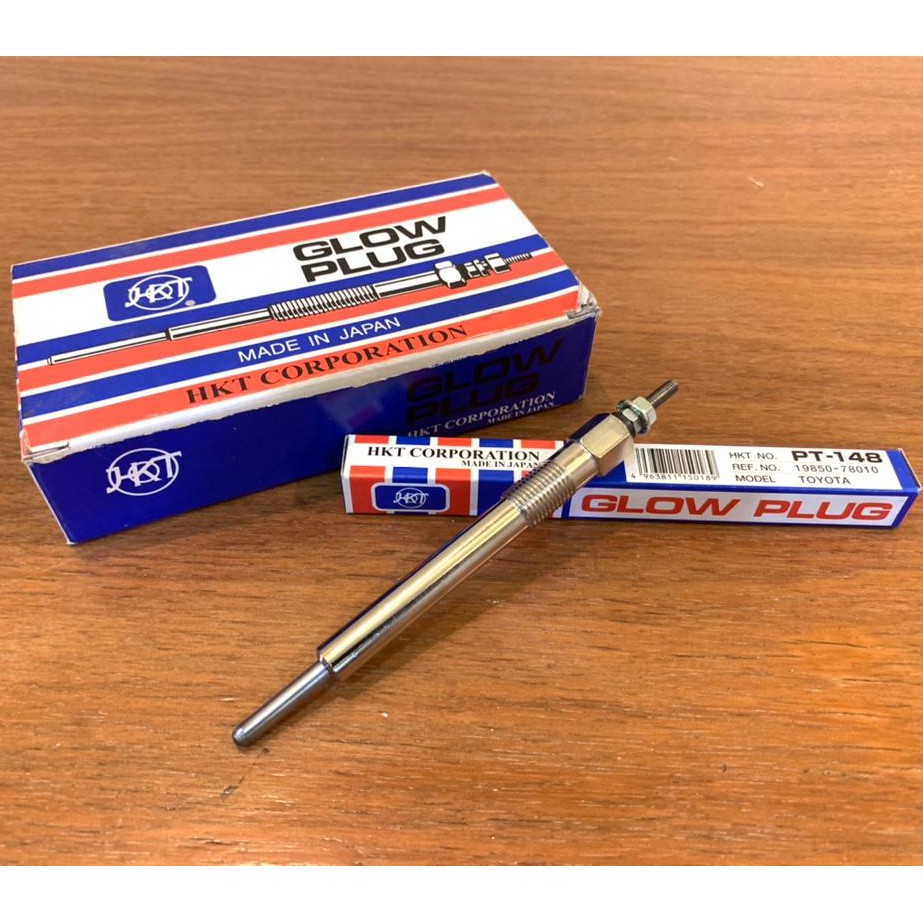 (JAPAN) HKT GLOW SPARK PLUG TOYOTA DYNA, HINO, TOYOACE [PT-148, 19850-78010] | Shopee Malaysia