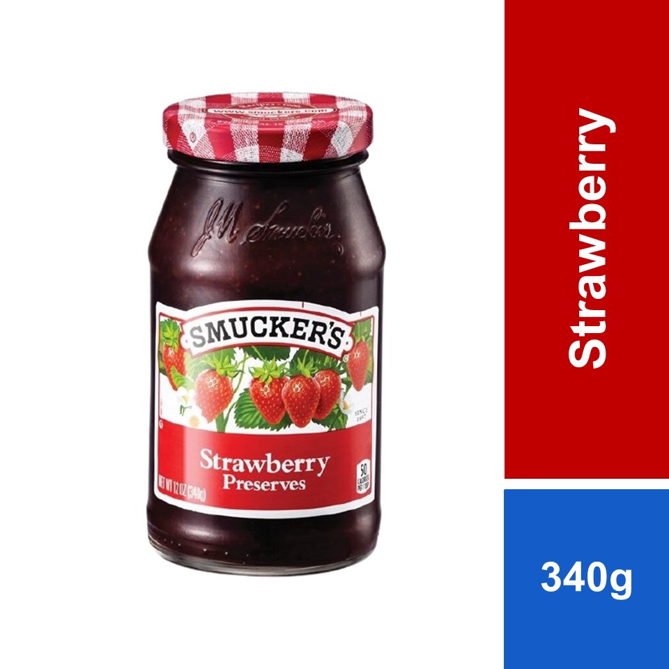 Smuckers Strawberry Preserves Jam 340g | Shopee Malaysia