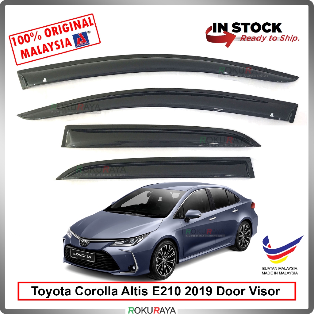 Toyota Corolla Altis E210 (12th Gen) 2019 AG Door Visor Air Press Wind ...