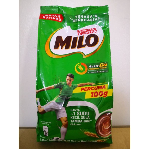 Milo ACTIV-GO Softpack 1KG+100g / 2KG/1kg | Shopee Malaysia