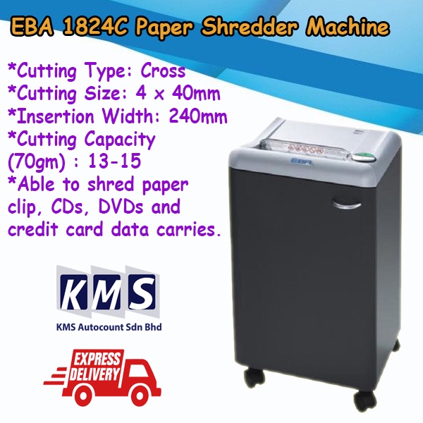 EBA 1824C Paper Shredder Machine | Shopee Malaysia