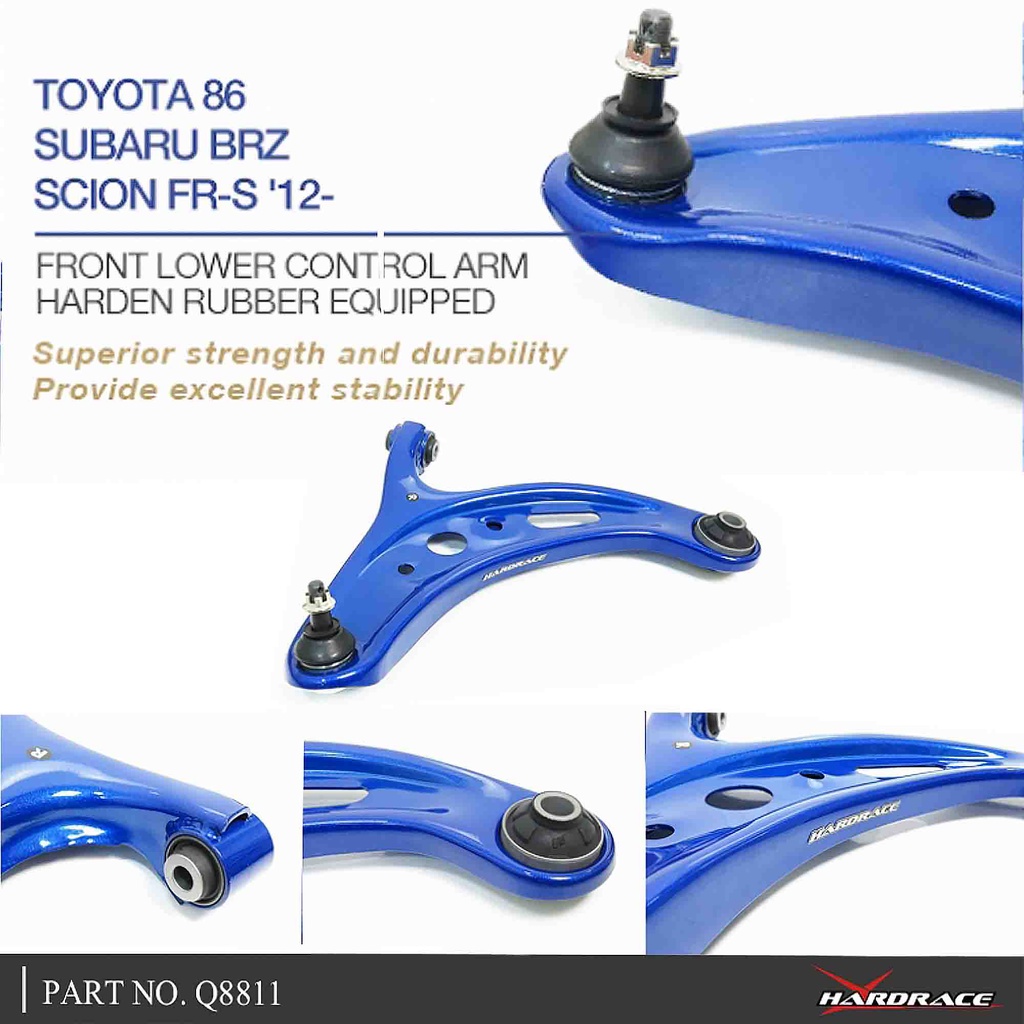 HARDRACE FRONT LOWER CONTROL ARM FOR TOYOTA FT86 SUBARU BRZ SCION FR-S ...