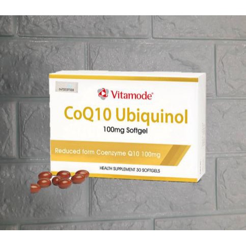 VITAMODE CoQ10 Ubiquinol 100mg softgel 2x30's | Shopee Malaysia