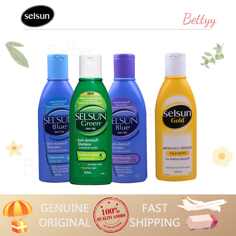 💖SELSUN BLUE(Deep Cleansing, Replenishing) SELSUN GOLD Anti Dandruff ...