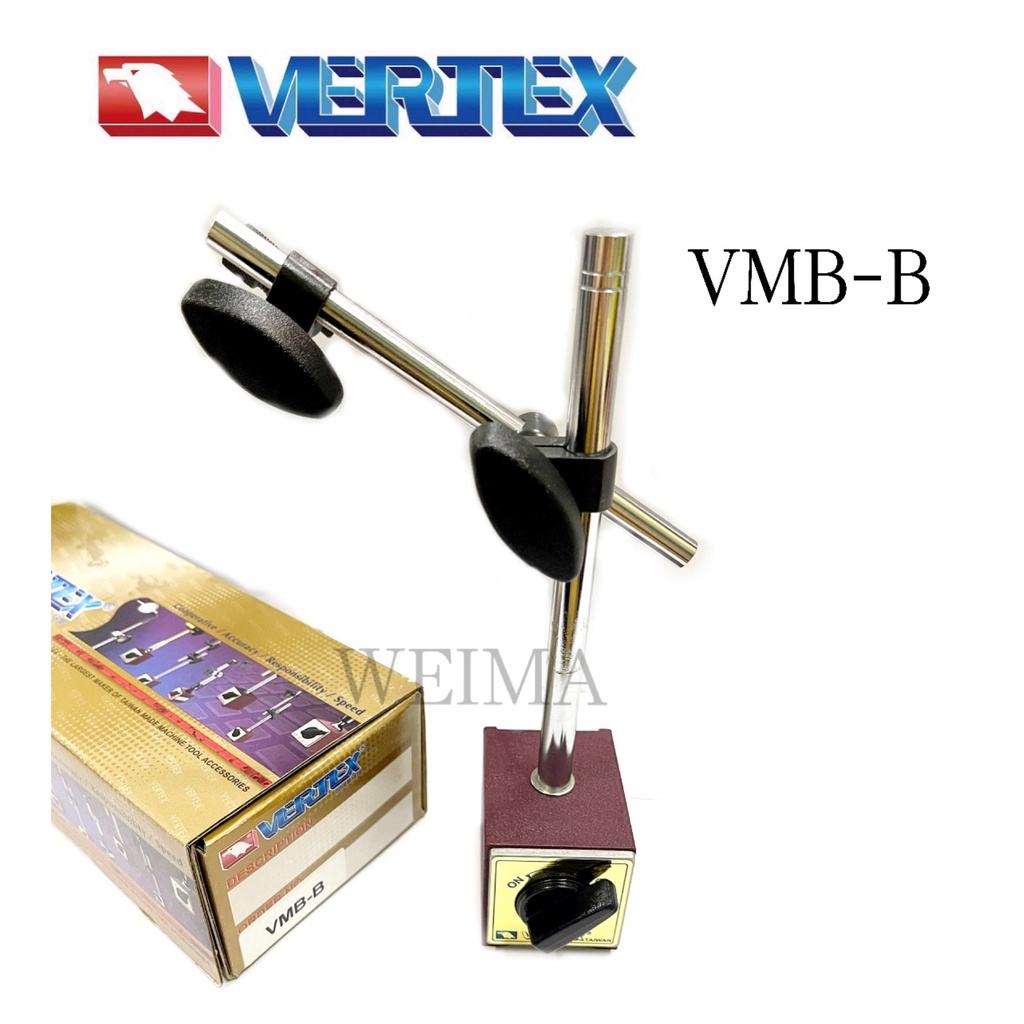 VERTEX FIXED ARM TYPE MAGNETIC BASE FOR DIAL GAUGE INDICATORS VMB-B ...