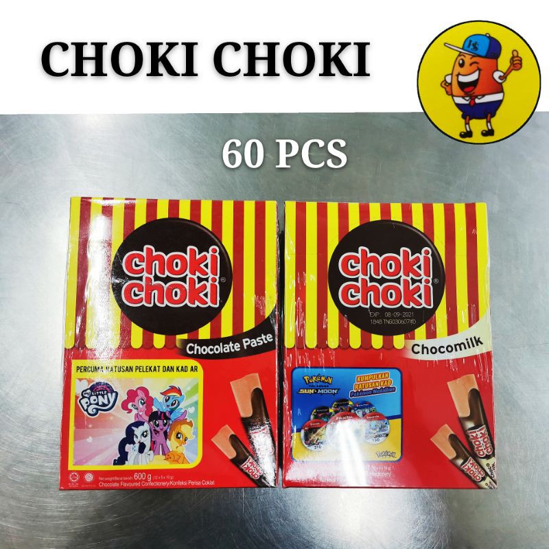 CHOKI CHOKI CHOCOLATE PASTE / CHOCOMILK 60PCS | Shopee Malaysia