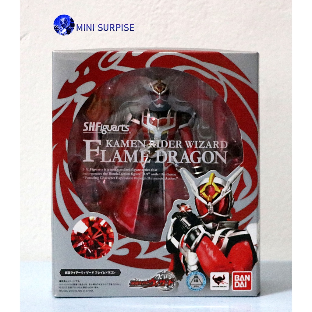[READY STOCK] SHF S.H.Figuarts Kamen Rider Wizard Flame Dragon (BIB ...