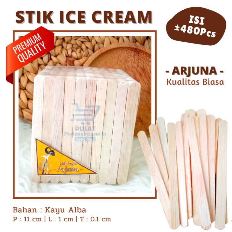 KAYU Ice Cream Sticks Wooden Sticks DIY Crafts From Ice Cream Sticks ...