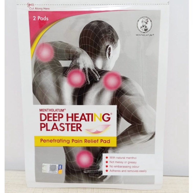MENTHOLATUM DEEP HEATING PLASTER 7CM X 10CM (2S) | Shopee Malaysia