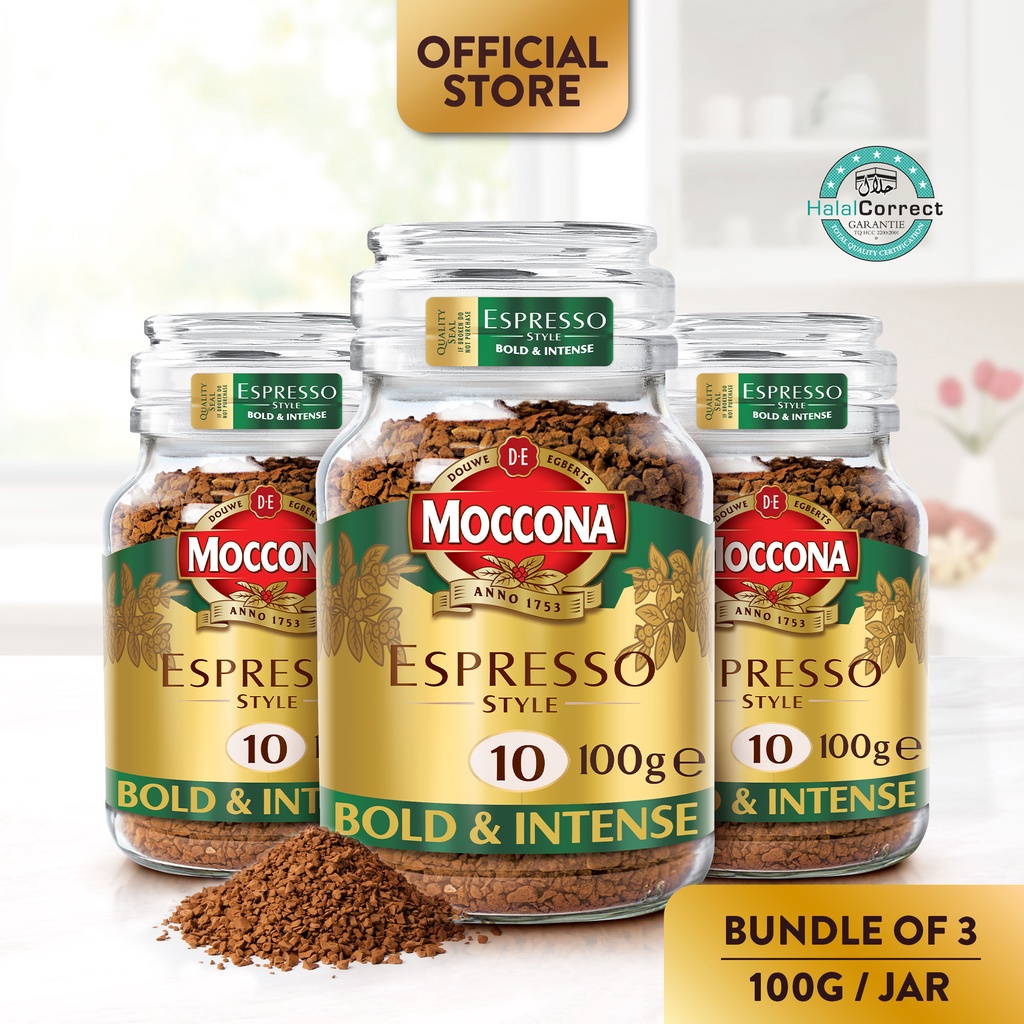 (Bundle of 3) Moccona Classic Freeze Dried Instant Coffee, 95/100g [HALAL] | Shopee Malaysia