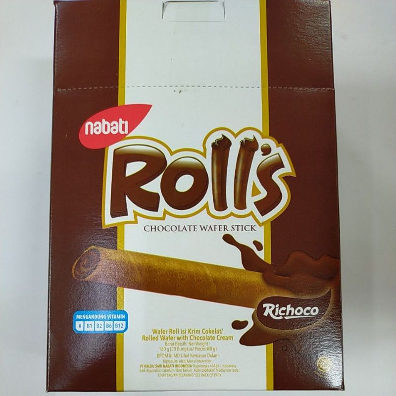 Nabati rolls cheese /chocolate wafer stick 8g | Shopee Malaysia