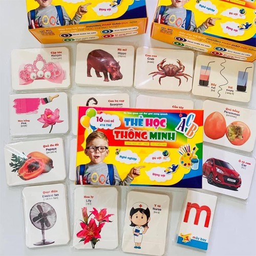 Flashcards - Smart Learning Card Set (416 English Flashcards 16 Topics ...