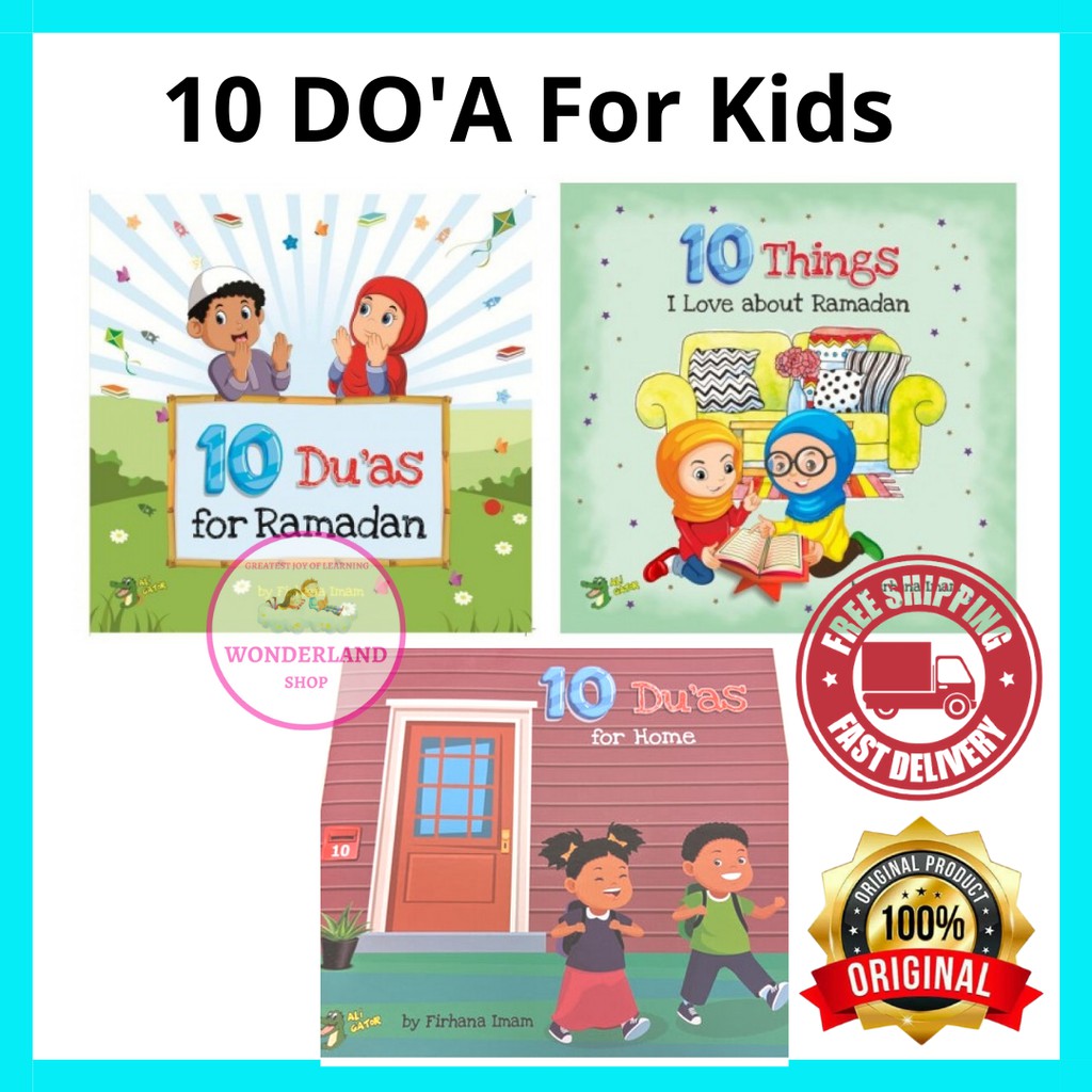 ALI GATOR Book - 10 DOA for Kids || For Home || For Ramadan || Love ...