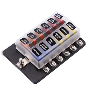 12V 24V Blade Fuse Box Holder 12/6 Ways Modified Fuse Box Terminal ...