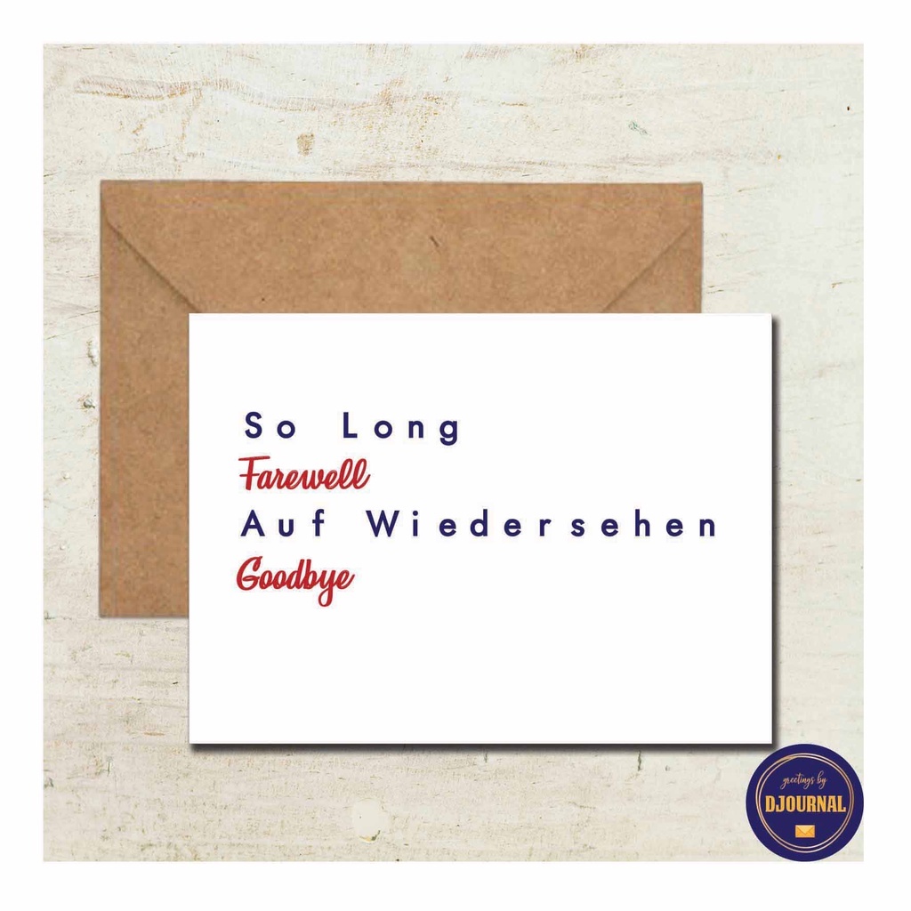 Office Farewell Greeting Card - Coworker Farewell Greeting Card - So ...