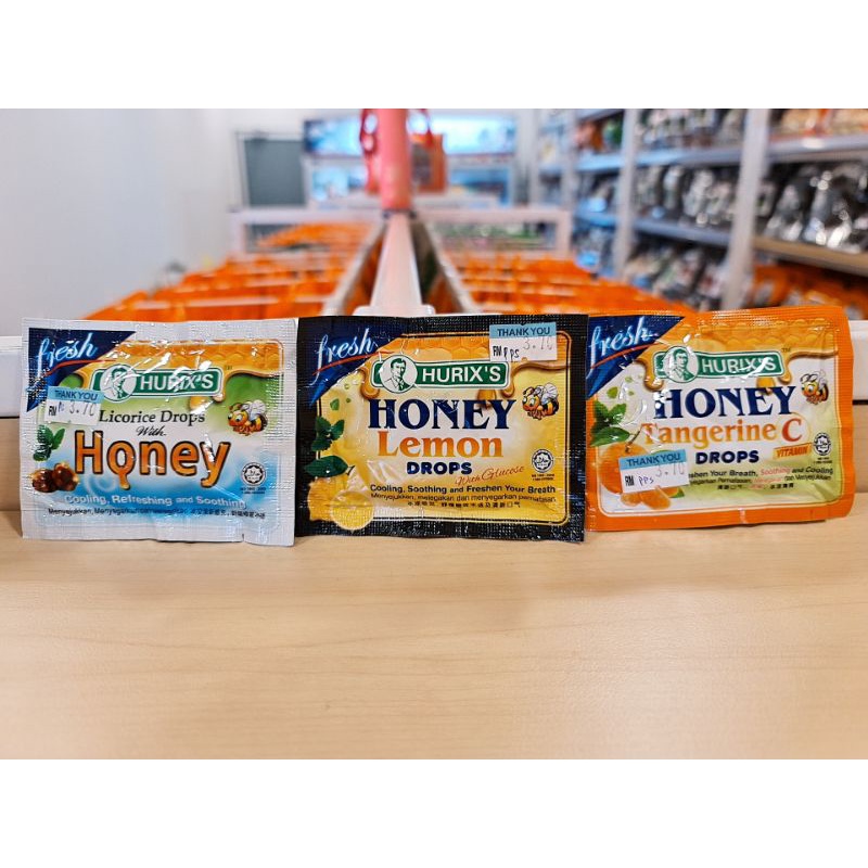 1)HURIX'S HONEY LEMON DROPS WITH GLUCOSE 好力蜂蜜柠檬润喉糖/ 2)HURIX'S LICORICE ... 1)HURIX'S HONEY LEMON DROPS WITH GLUCOSE 好力蜂蜜柠檬润喉糖/ 2)HURIX'S LICORICE ...