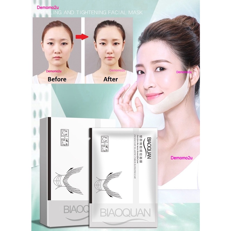 Hydrogel V Shape Face Slimming Lifting Facial Mask V Line Mask Double ...
