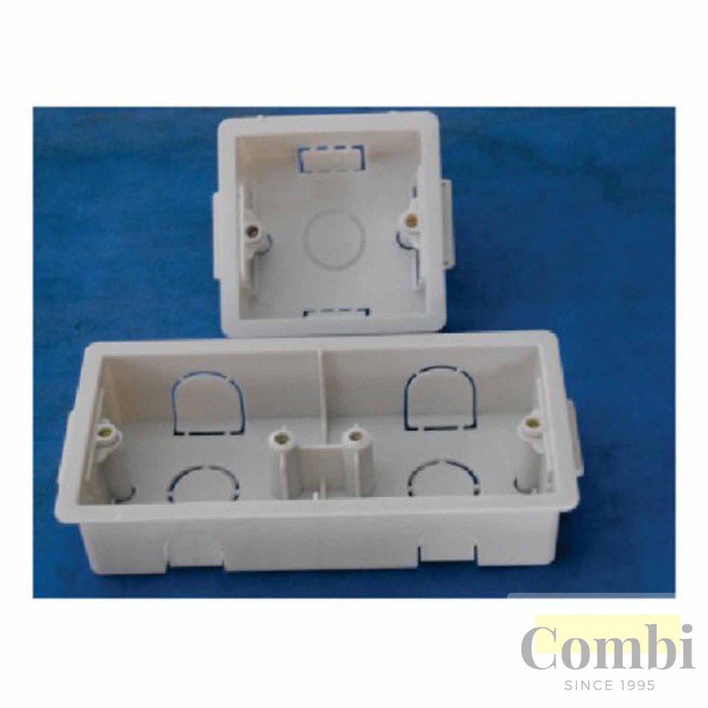 3'' X 3'' / 3" X 7" Single Gang Partition Box / Double Gang PVC ...