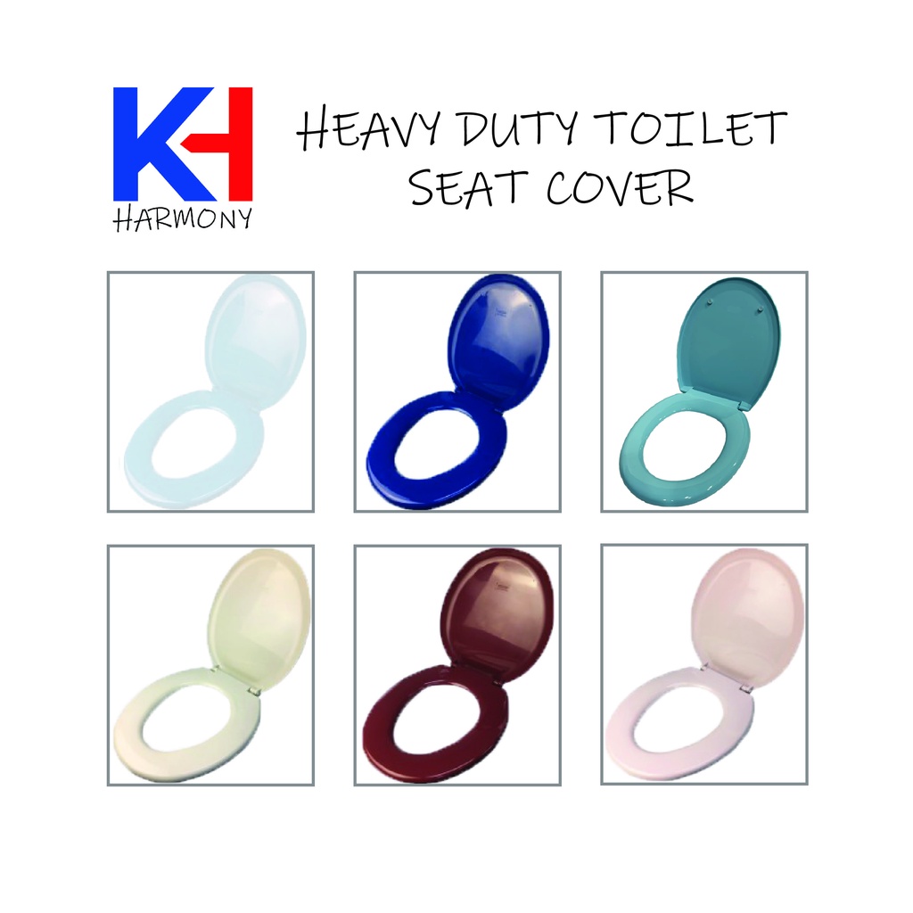Heavy Duty Toilet Seat Cover (White/Burgundy/Sorrento Blue / Sky Blue ...