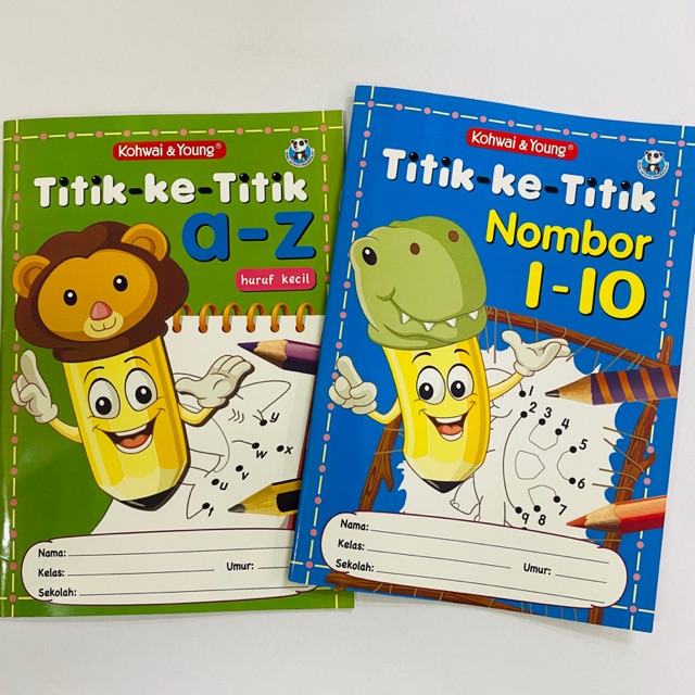BUKU PRASEKOLAH TITIK-KE-TITIK | Shopee Malaysia